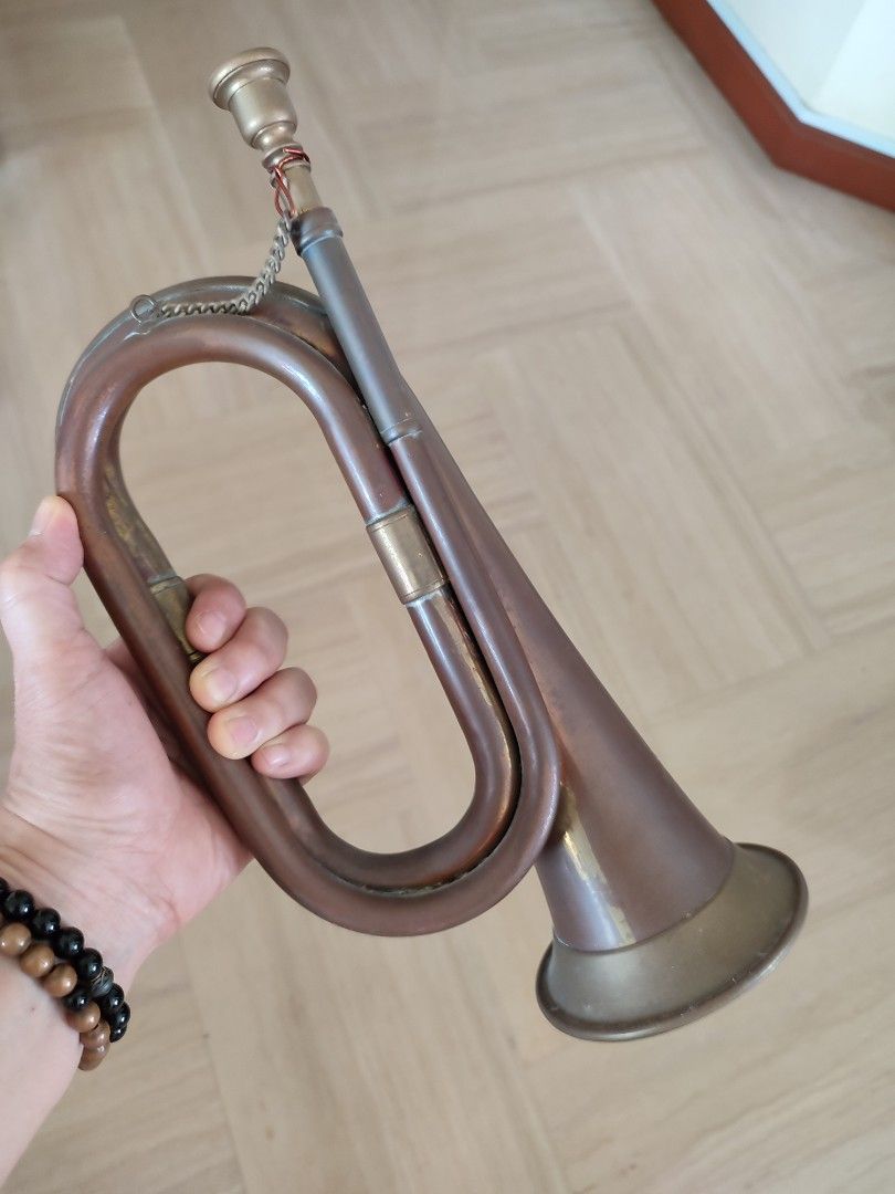 Vintage Bessons & Co LONDON W.C.2 H 75983 Brass Bugle, Hobbies & Toys ...