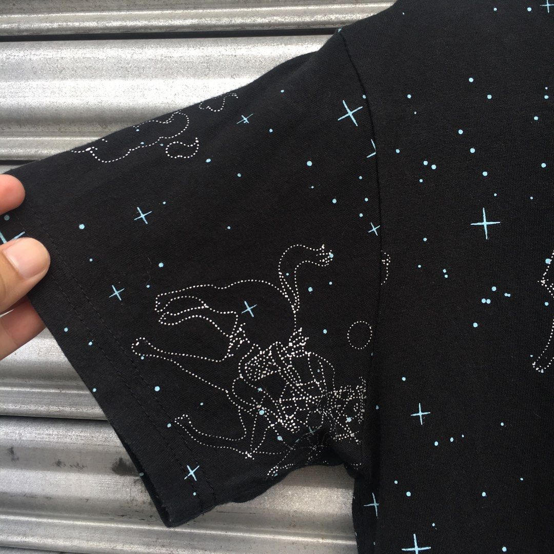 Zenaida Seva butuin constellation black zodiac sign graphic tee, Men's ...