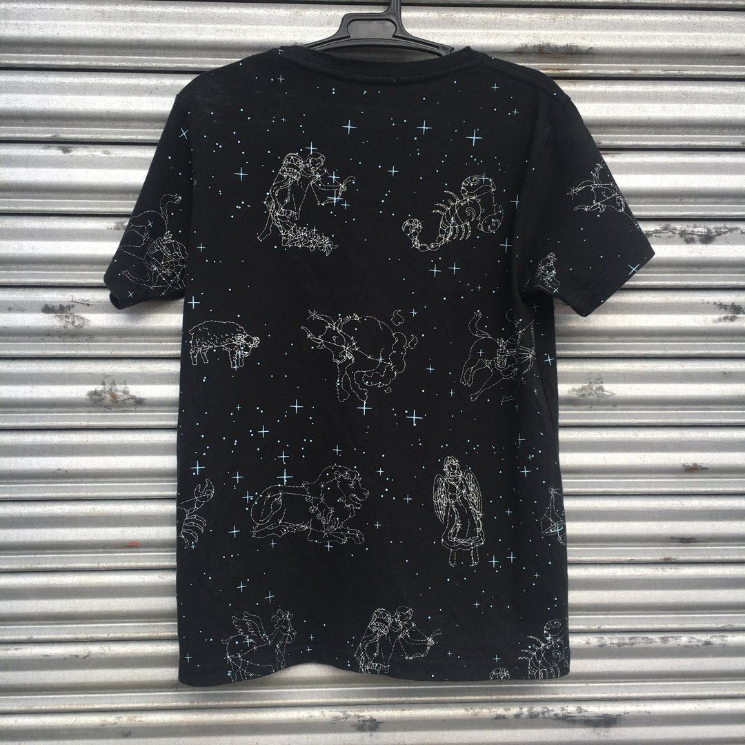 Zenaida Seva butuin constellation black zodiac sign graphic tee, Men's ...