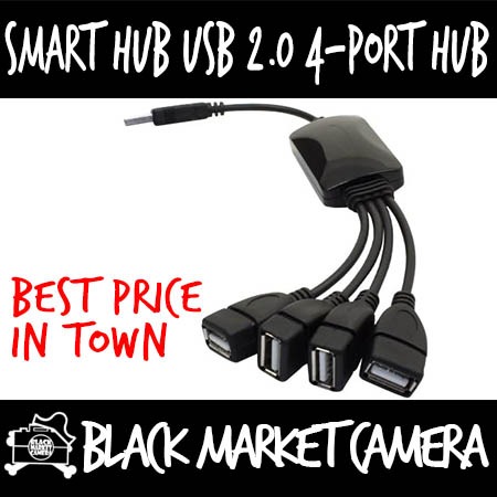 [BMC] Smart Hub USB 2.0 High Speed 4-Port Mini Hub, Computers & Tech ...