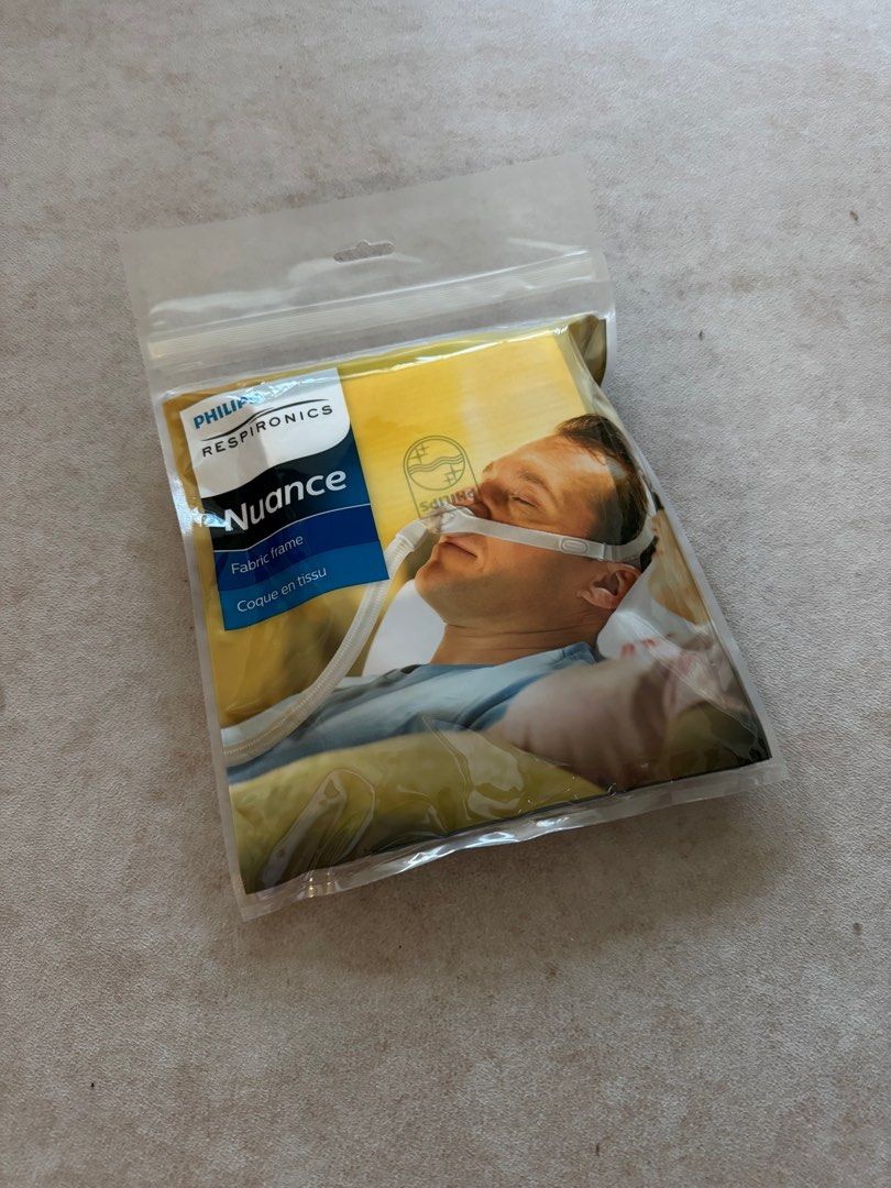 BNIB Philips Nuance nasal pillows mask Cpap, Health & Nutrition ...