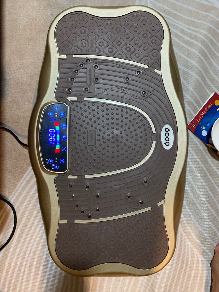Body vibration exercise board, Health & Nutrition, Massage Devices on ...