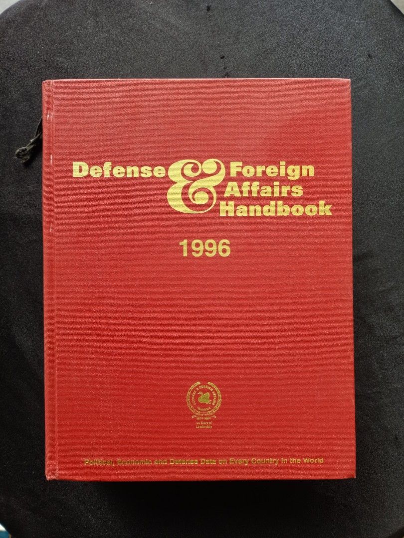 BOOK Defense Foreign Affairs Handbook ( 1996 ), Hobbies & Toys, Books ...