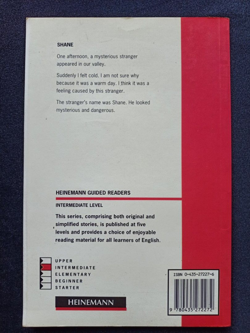 BOOK Shane, Hobbies & Toys, Books & Magazines, Storybooks on Carousell