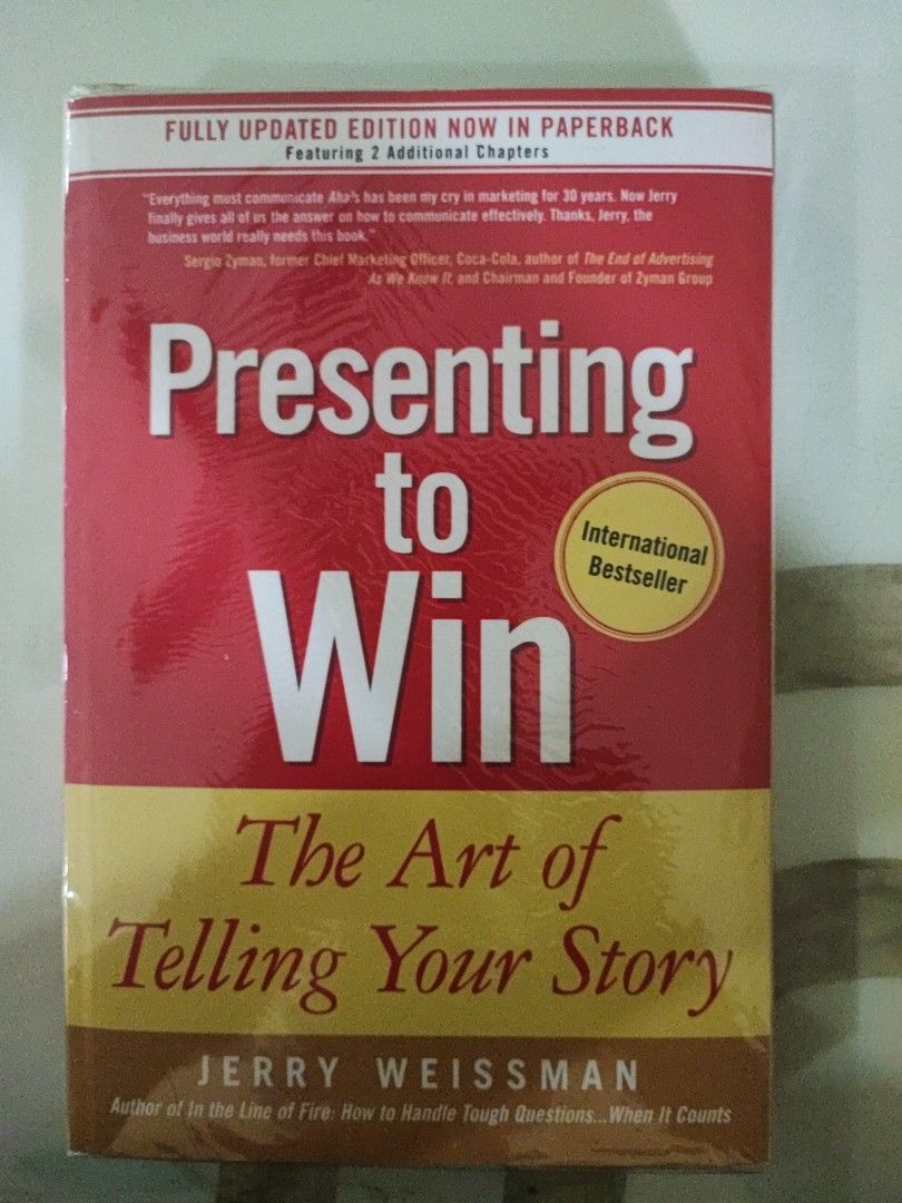 BOOKS: NON-FICTION: Presenting To Win, The Art Of Telling Your Story by ...