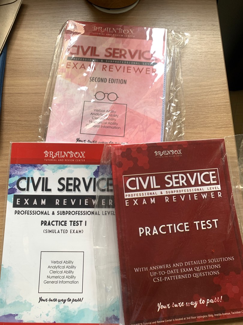 Brainbox Civil Service Reviewer - 2023 Edition - Bundle, Hobbies & Toys ...