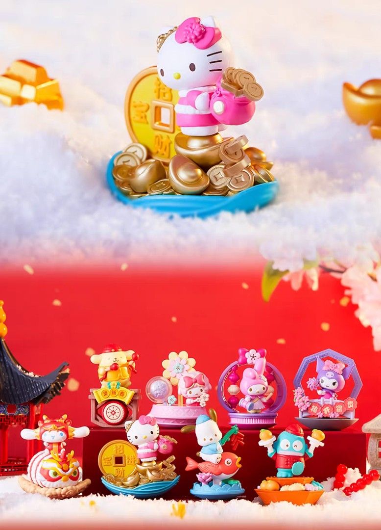 [BRAND NEW! POPMART] POPMART SANRIO CHARACTERS FLOWERY FLORAL CHINESE ...