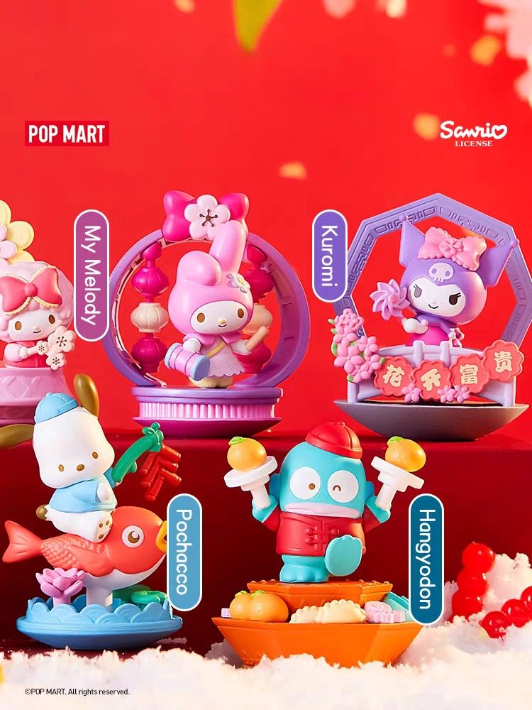 [BRAND NEW! POPMART] POPMART SANRIO CHARACTERS FLOWERY FLORAL CHINESE ...