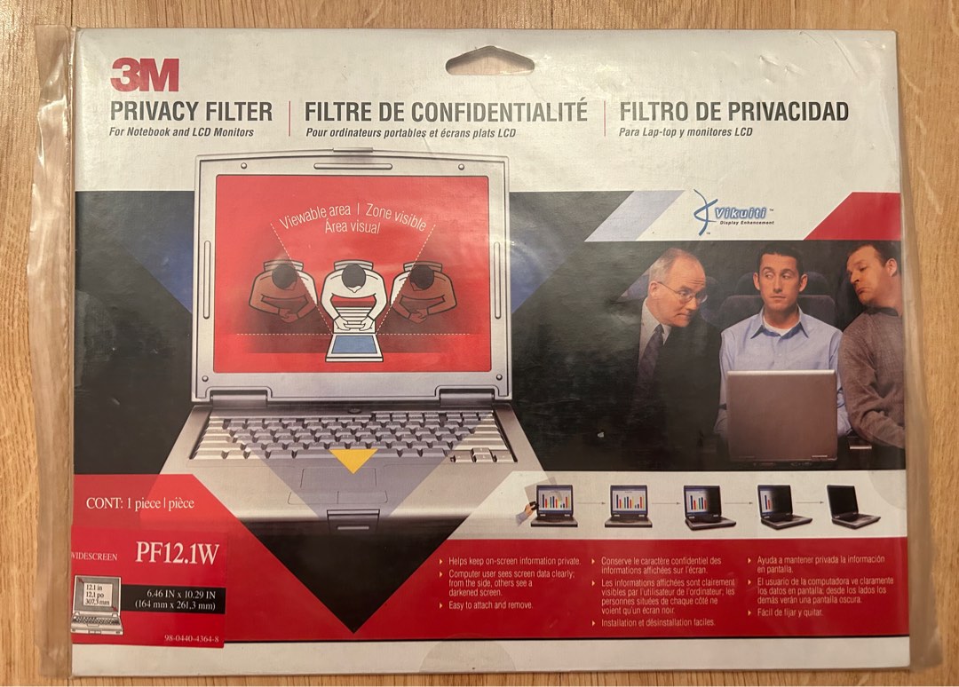 Brand new 3M privacy screen film, Computers & Tech, Laptops & Notebooks ...