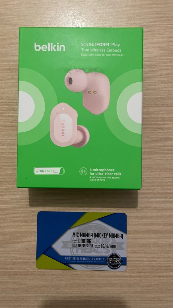 Brand new/sealed and below SRP Belkin Soundform Play True Wireless ...