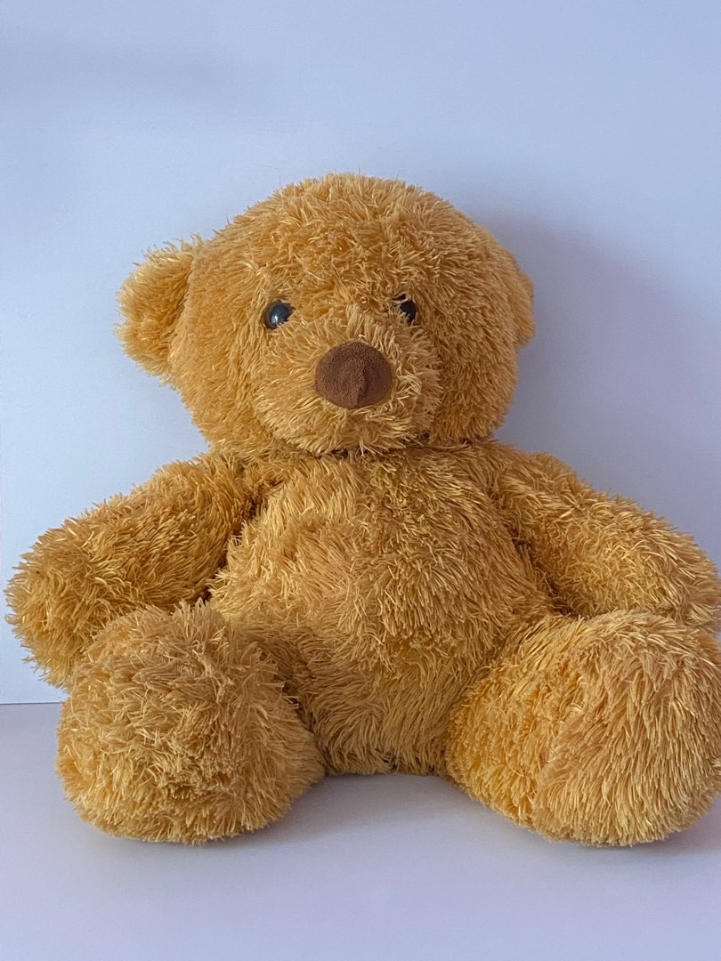 Brown Teddy Bear Plush 40cm, Hobbies & Toys, Toys & Games on Carousell