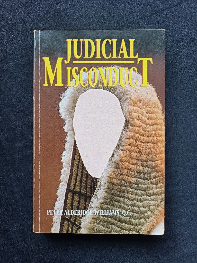 BOOK Judicial Misconduct, Hobbies & Toys, Books & Magazines, Assessment ...