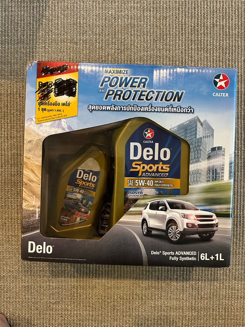 Caltex Delo Sports Advanced Fully Synthetic SAE 5W40 7 Liters christmas ...