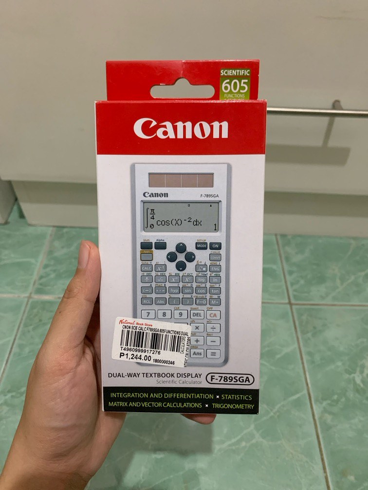 Canon F-789SGA scientific calculator, Computers & Tech, Office ...
