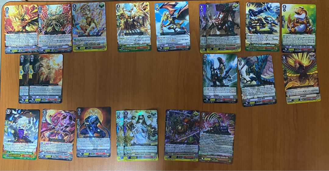 Cardfight vanguard history collection, Hobbies & Toys, Toys & Games on ...