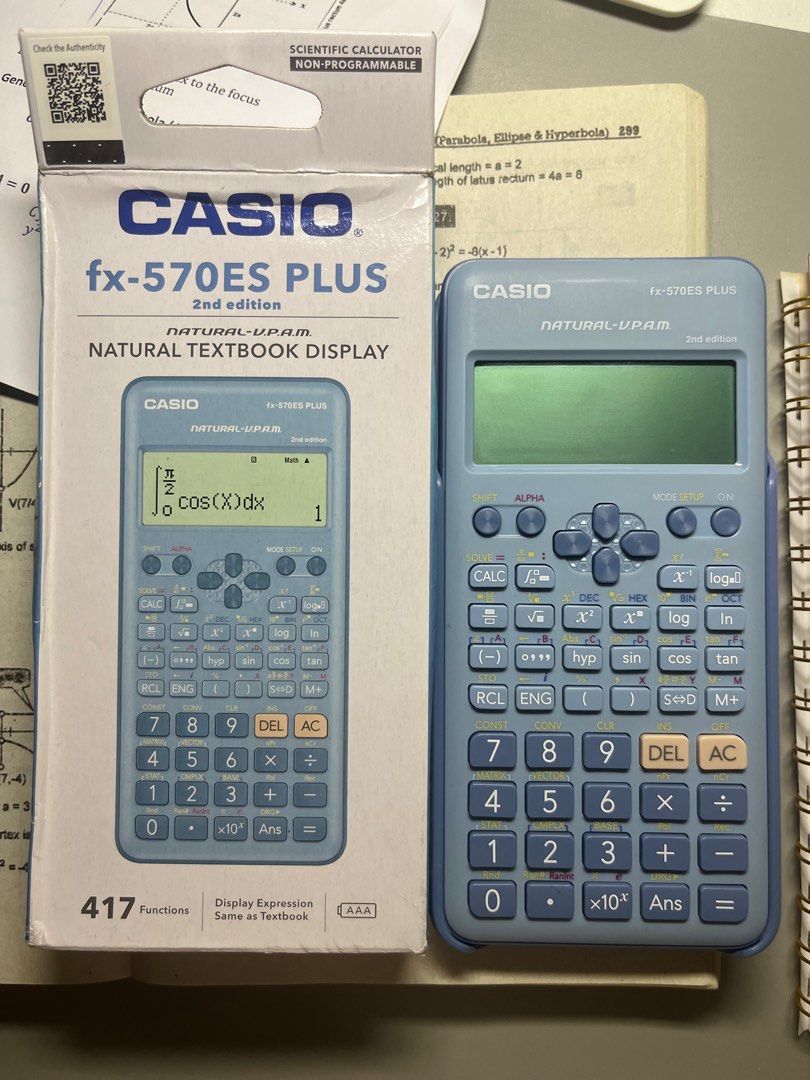 Casio 570es plus 2nd edition, Mobile Phones & Gadgets, Other Gadgets on ...