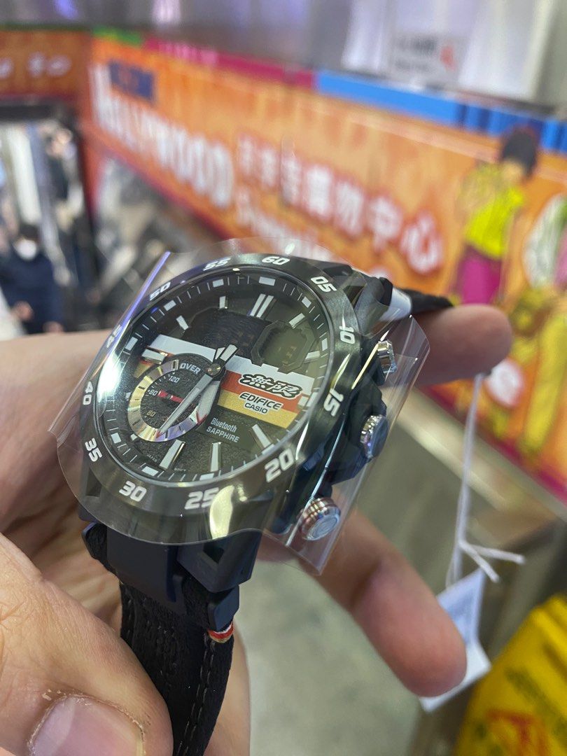Casio edifice ecb-400mu-1, 名牌, 手錶 - Carousell
