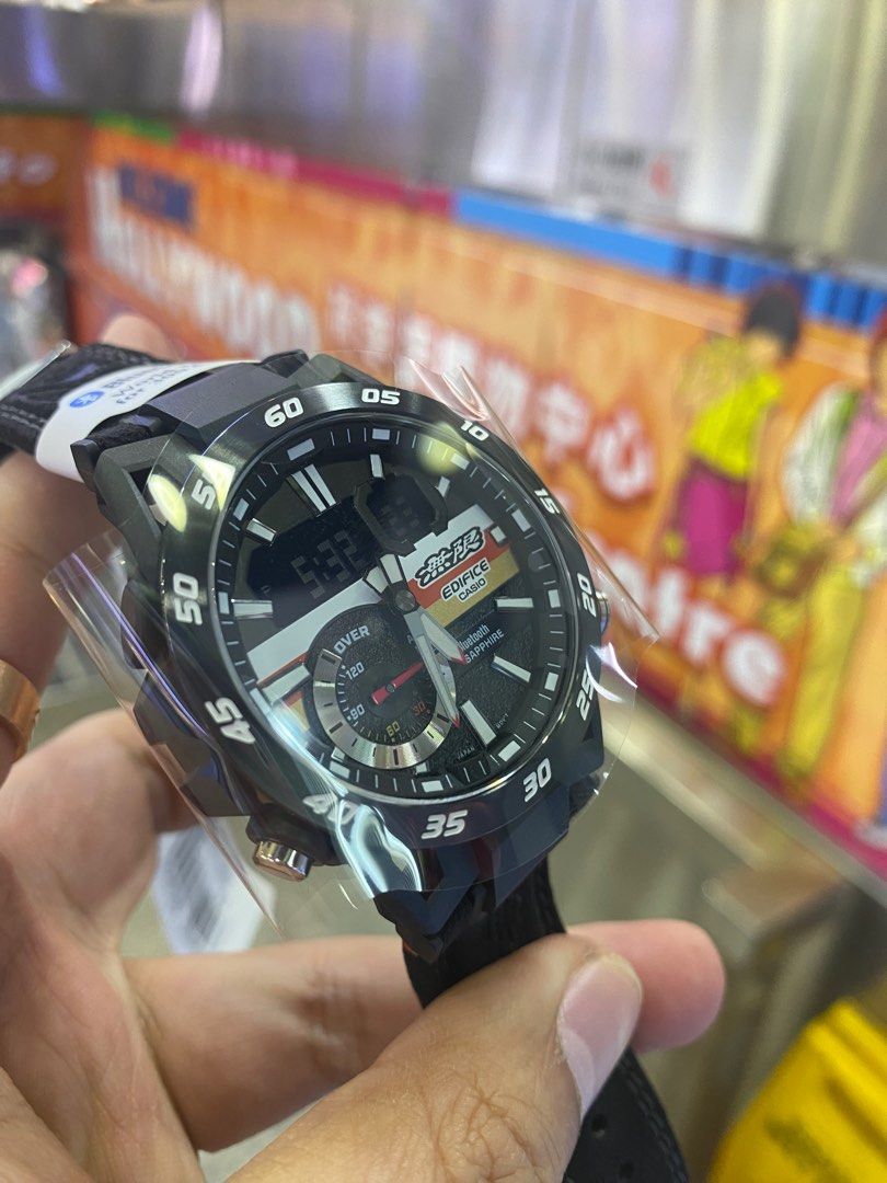 Casio edifice ecb-400mu-1, 名牌, 手錶 - Carousell