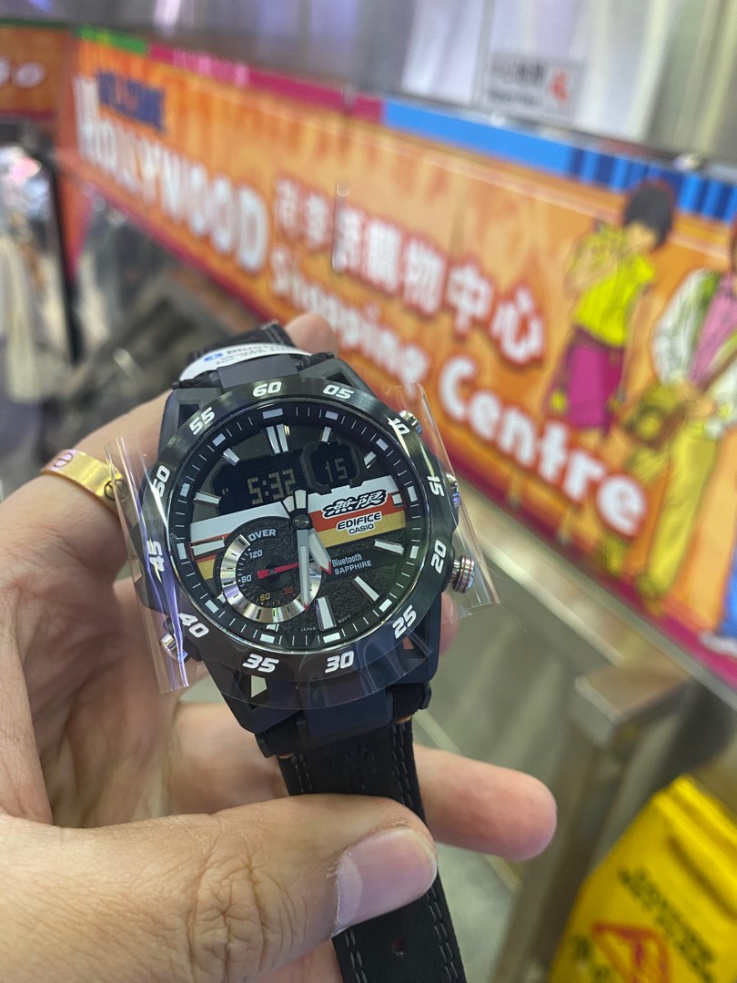 Casio edifice ecb-400mu-1, 名牌, 手錶 - Carousell