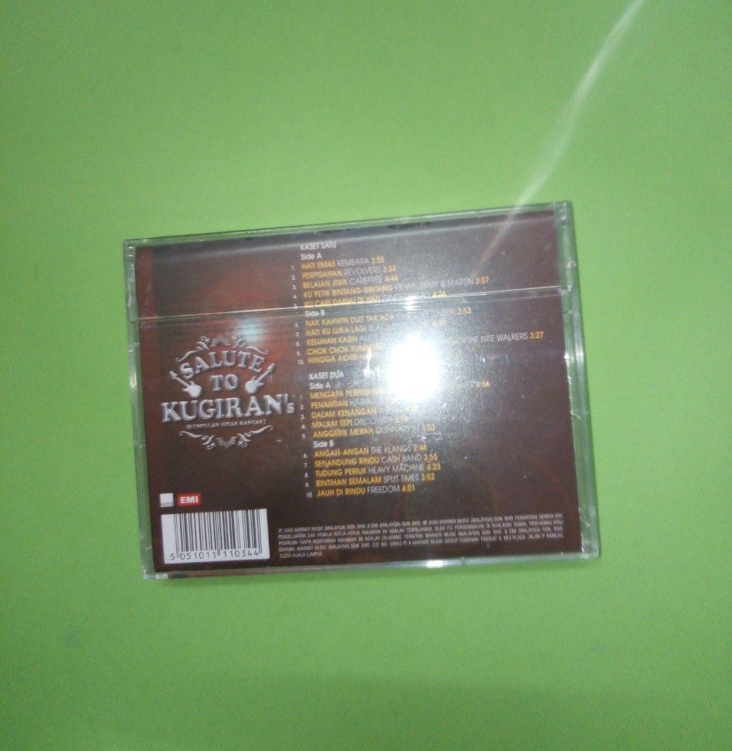 CASSETTE / KASET VARIOUS : SALUTE TO KUGIRAN'S (KUMPULAN GITAR RANCAK ...