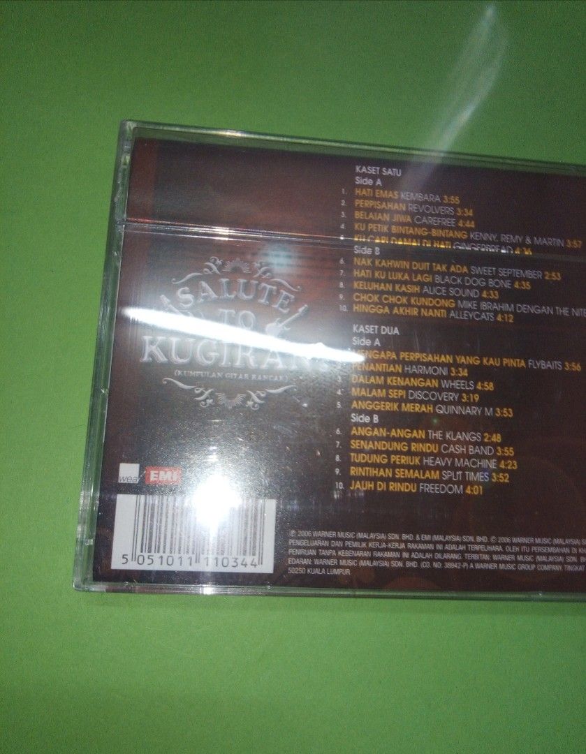 CASSETTE / KASET VARIOUS : SALUTE TO KUGIRAN'S (KUMPULAN GITAR RANCAK ...