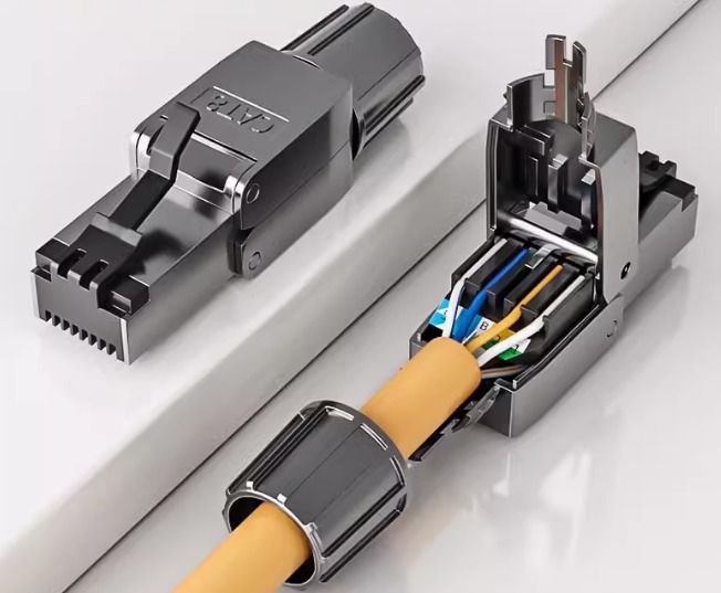 CAT 8 RJ45 Connectors / Keystone Jack / Tool less attachment, Computers ...