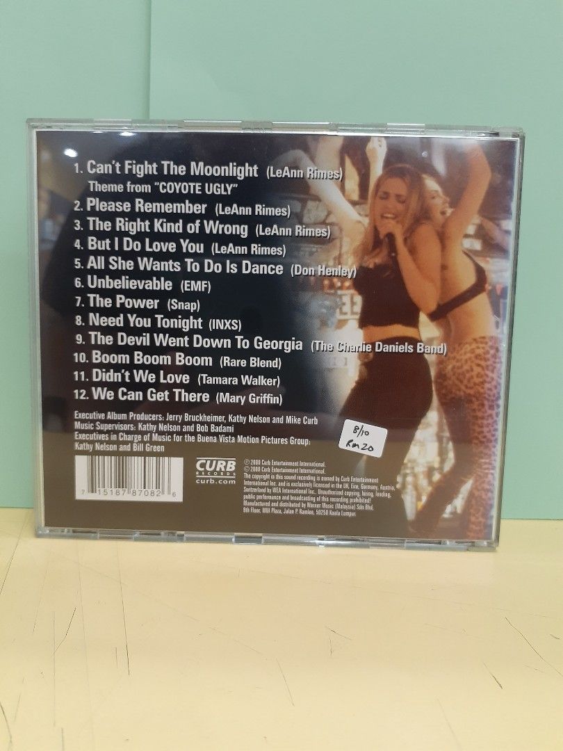 (CD) Coyote Ugly Soundtrack, Hobbies & Toys, Music & Media, CDs & DVDs on Carousell