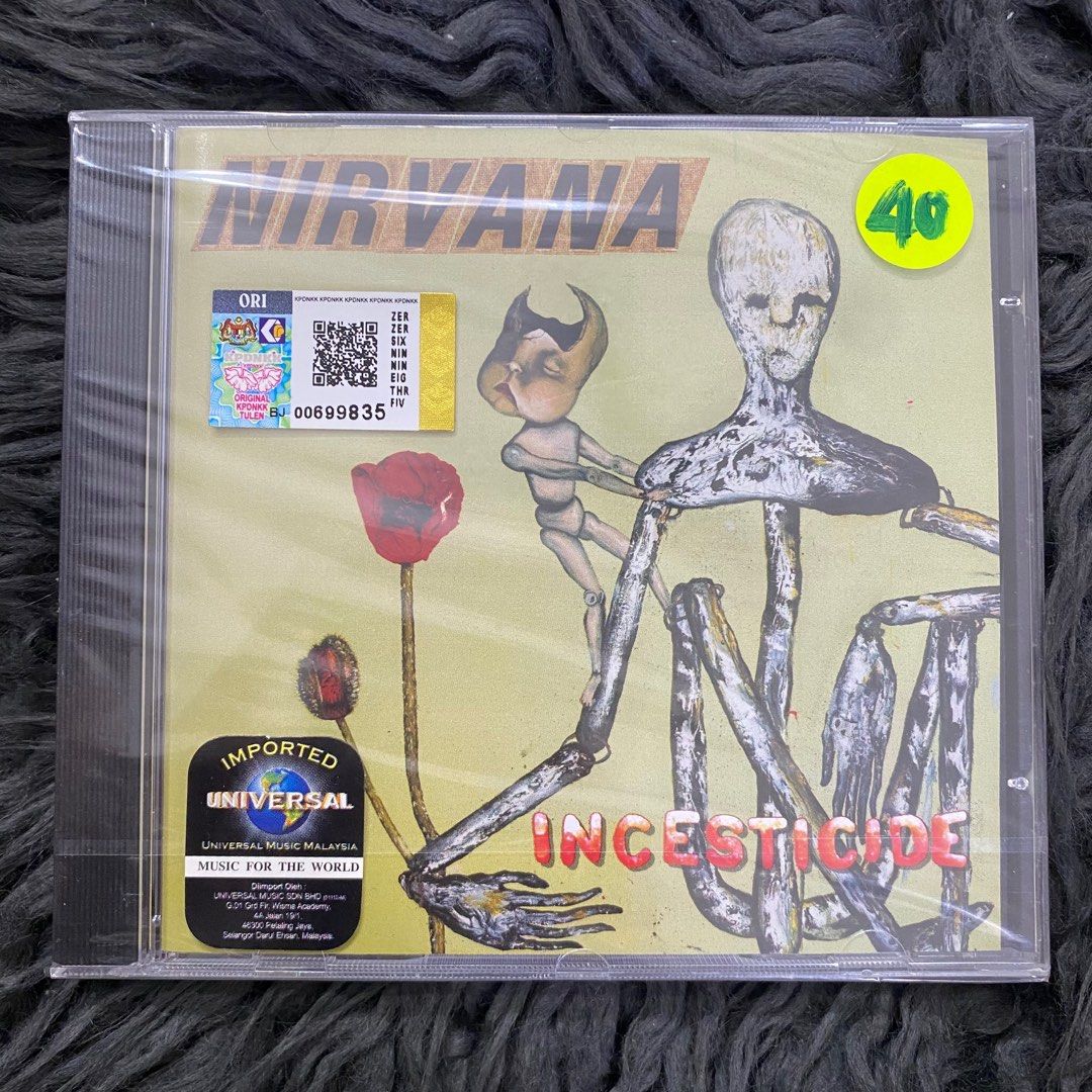 CD NIRVANA Incesticide, Hobbies & Toys, Music & Media, CDs & DVDs on Carousell