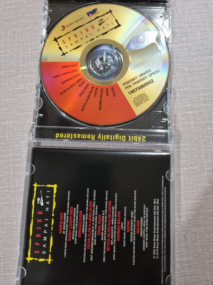 CD Spring Sampai Hati, Hobbies & Toys, Music & Media, CDs & DVDs on Carousell
