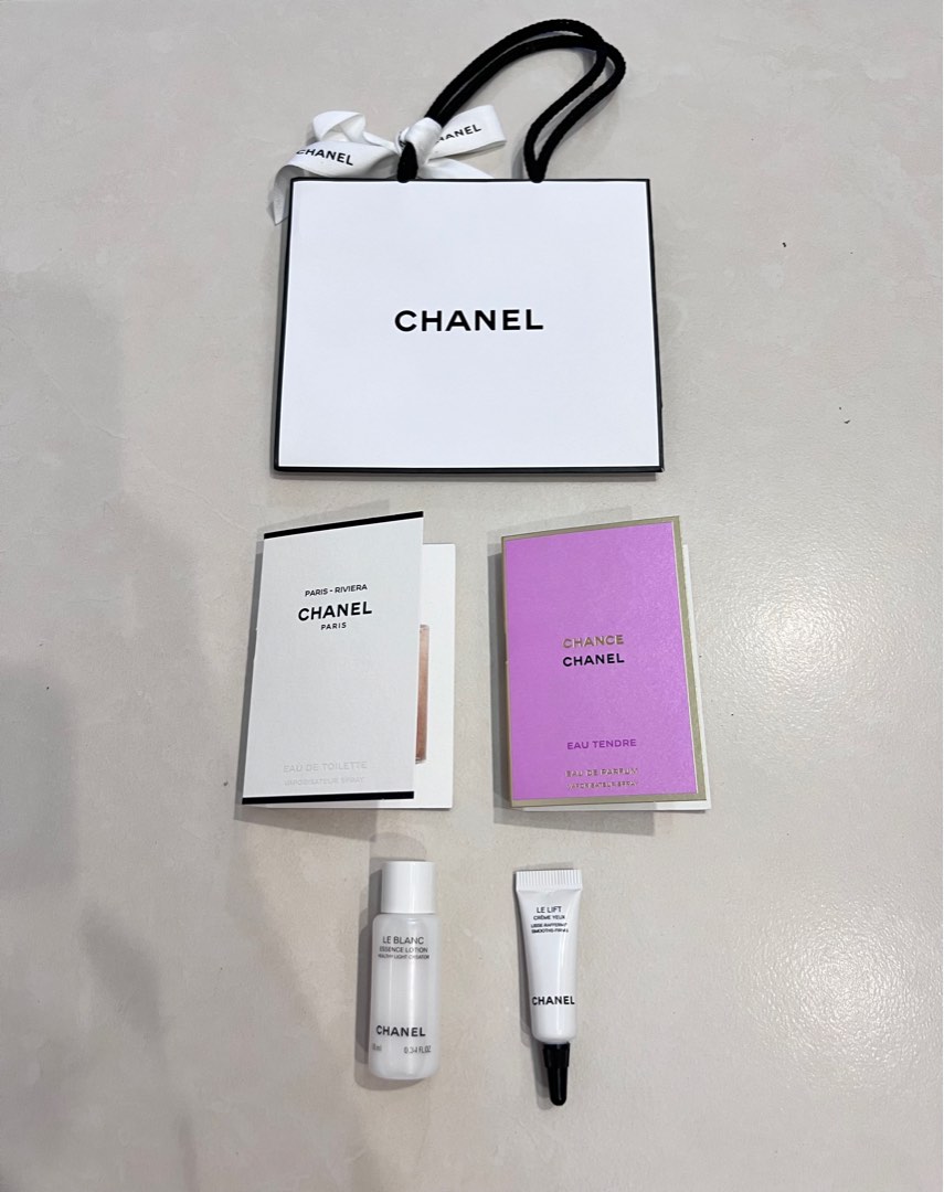 Chanel sample pack perfume and skincare, Beauty & Personal Care, Face ...