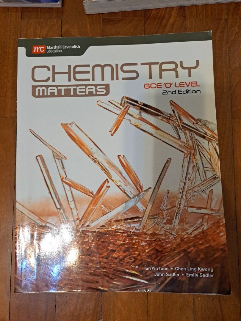 CHEMISTRY matters (textbook) GCE 'O' LEVEL 2ND EDITION, Hobbies & Toys ...
