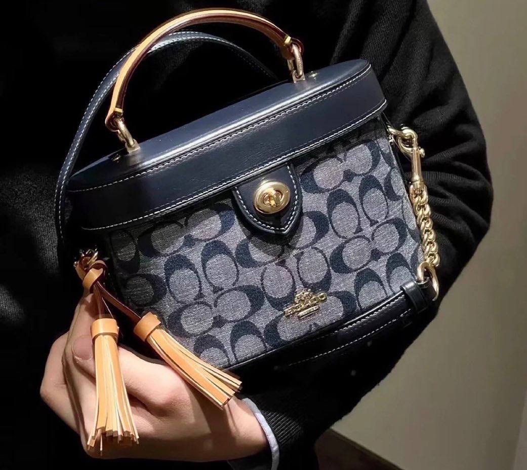 Coach kay and georgie box crossbody bag, Women's Fashion, Bags ...