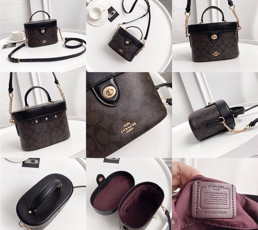 Coach kay and georgie box crossbody bag, Women's Fashion, Bags ...