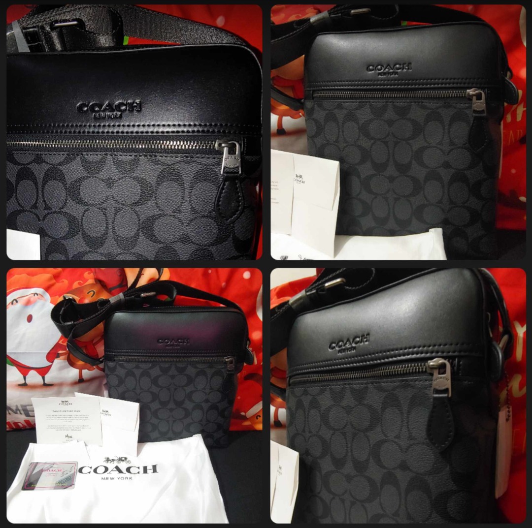 Coach messenger bag, Men's Fashion, Bags, Sling Bags on Carousell