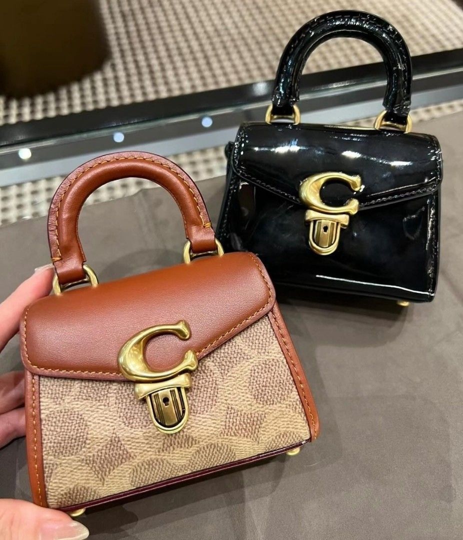 Coach Sammy Top Handle In Signature Canvas, Signature Leather (Women ...