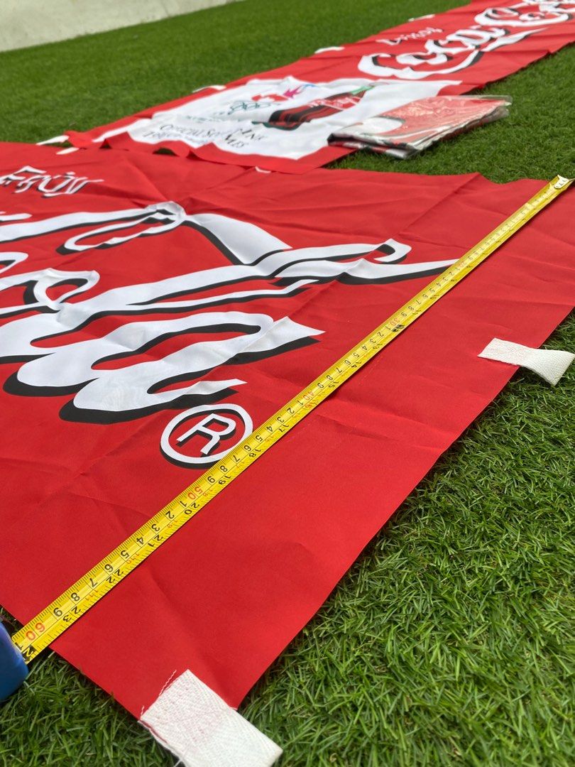 COCA COLA FLAG OLYMPIC EDITION 1996 (RARE ITEM), Hobbies & Toys ...