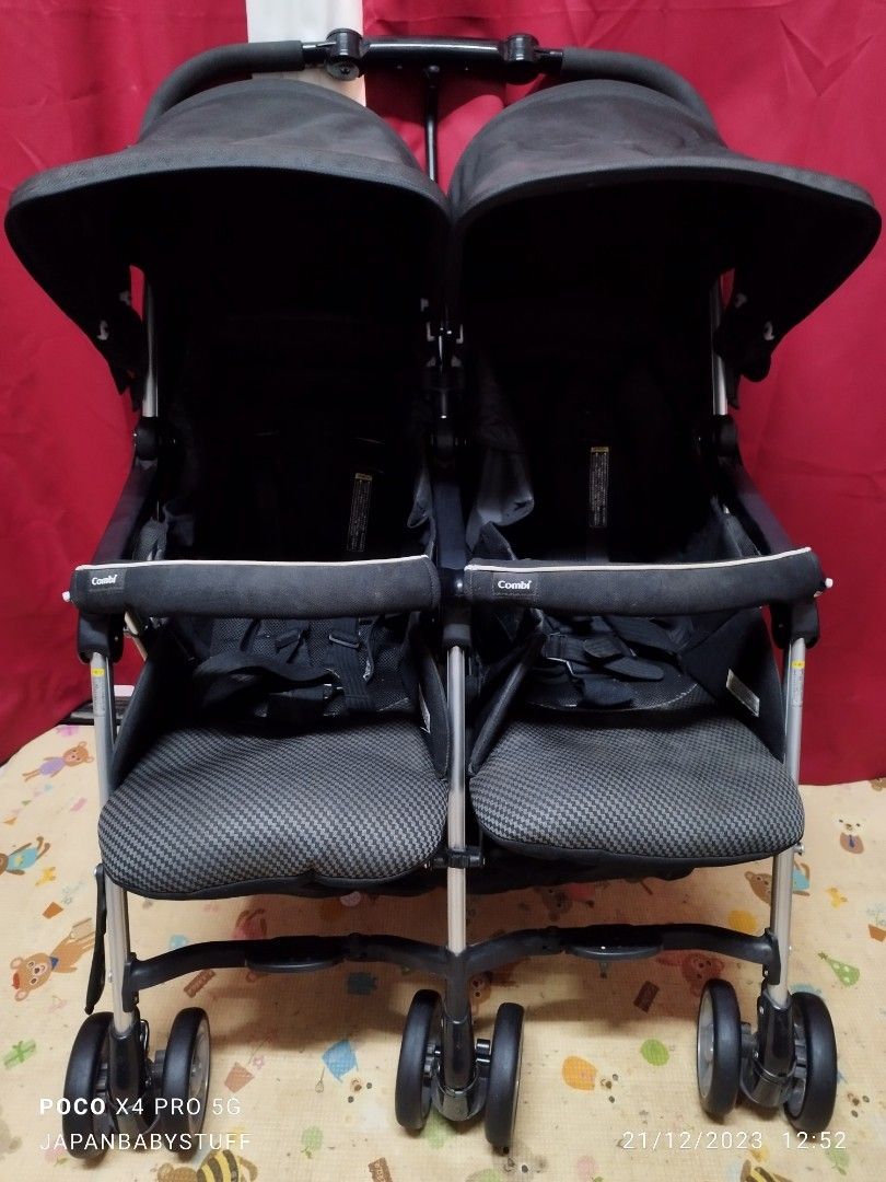 Combi twin stroller, Babies & Kids, Going Out, Strollers on Carousell