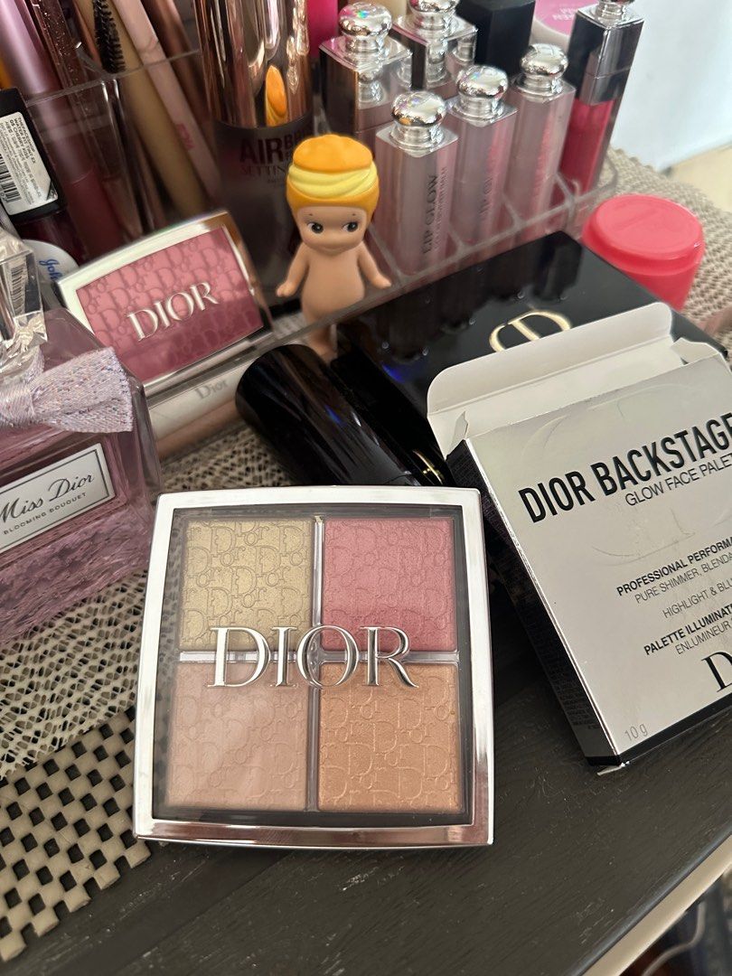 DIOR BACKSTAGE GLOW FACE PALETTE 004 ROSE GOLD, Beauty & Personal Care, Face, Makeup on Carousell