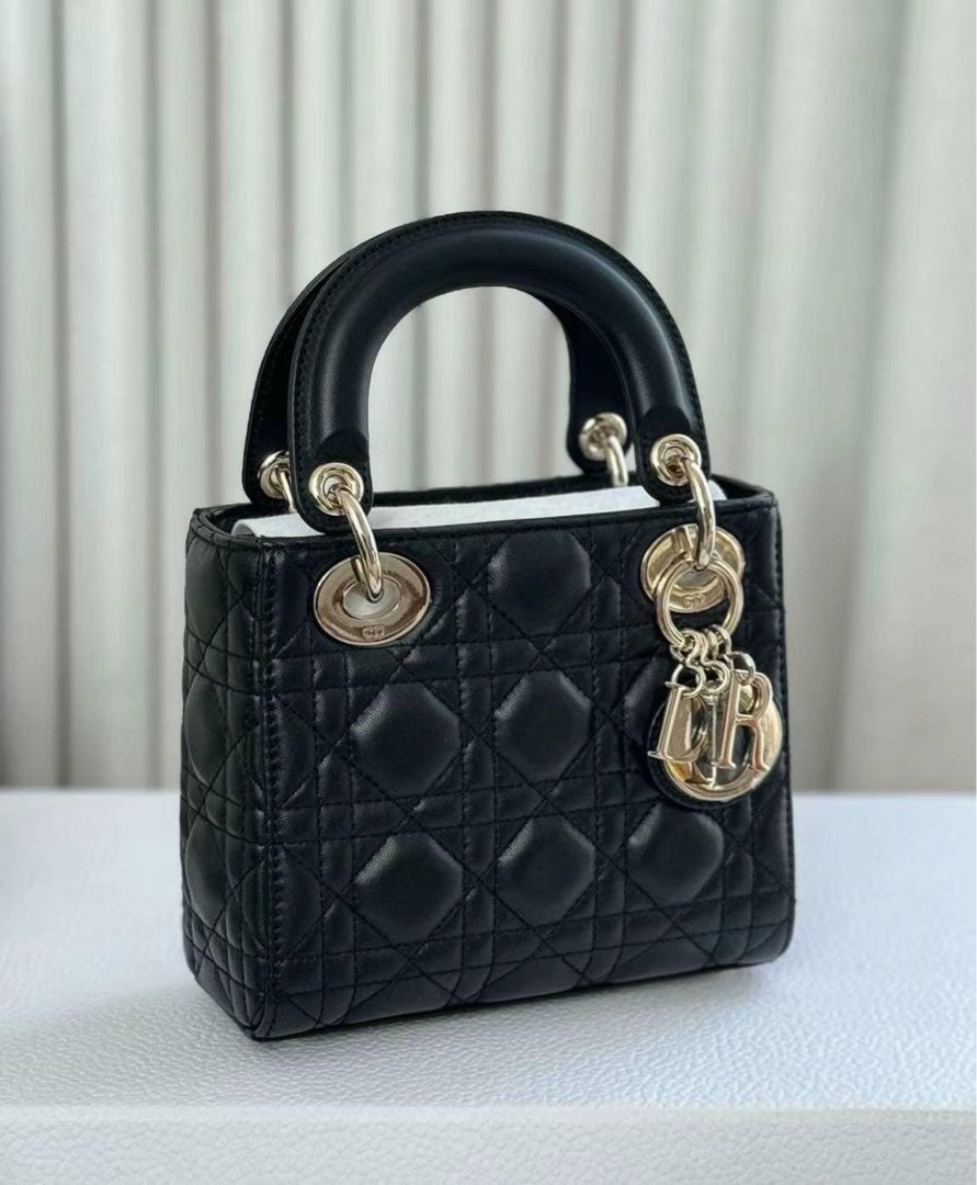 Dior mini size 17cm, Luxury, Bags & Wallets on Carousell