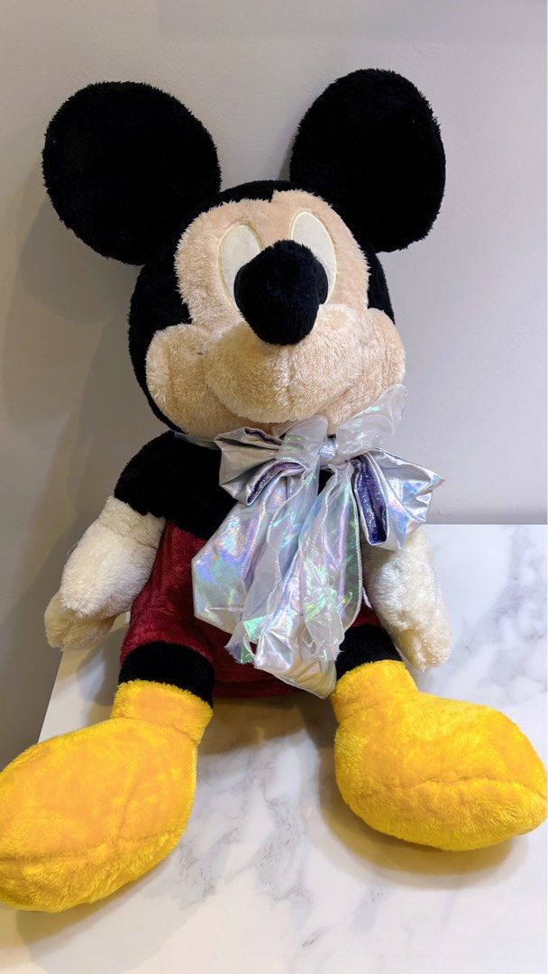 Disney 100 Mickey Big Plush, Hobbies & Toys, Toys & Games on Carousell