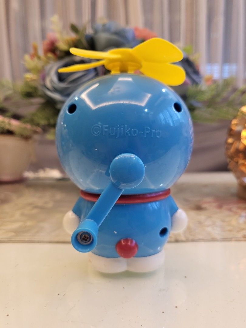 Doraemon Portable Fan/Display, Hobbies & Toys, Toys & Games on Carousell