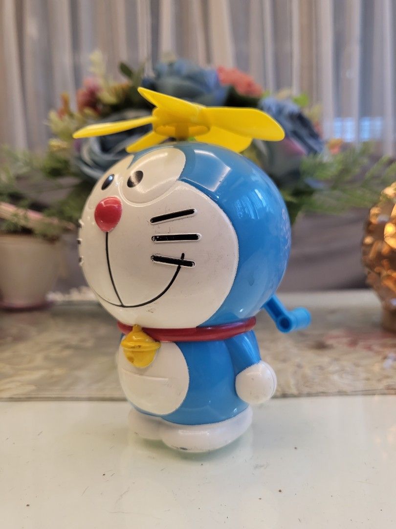Doraemon Portable Fan/Display, Hobbies & Toys, Toys & Games on Carousell