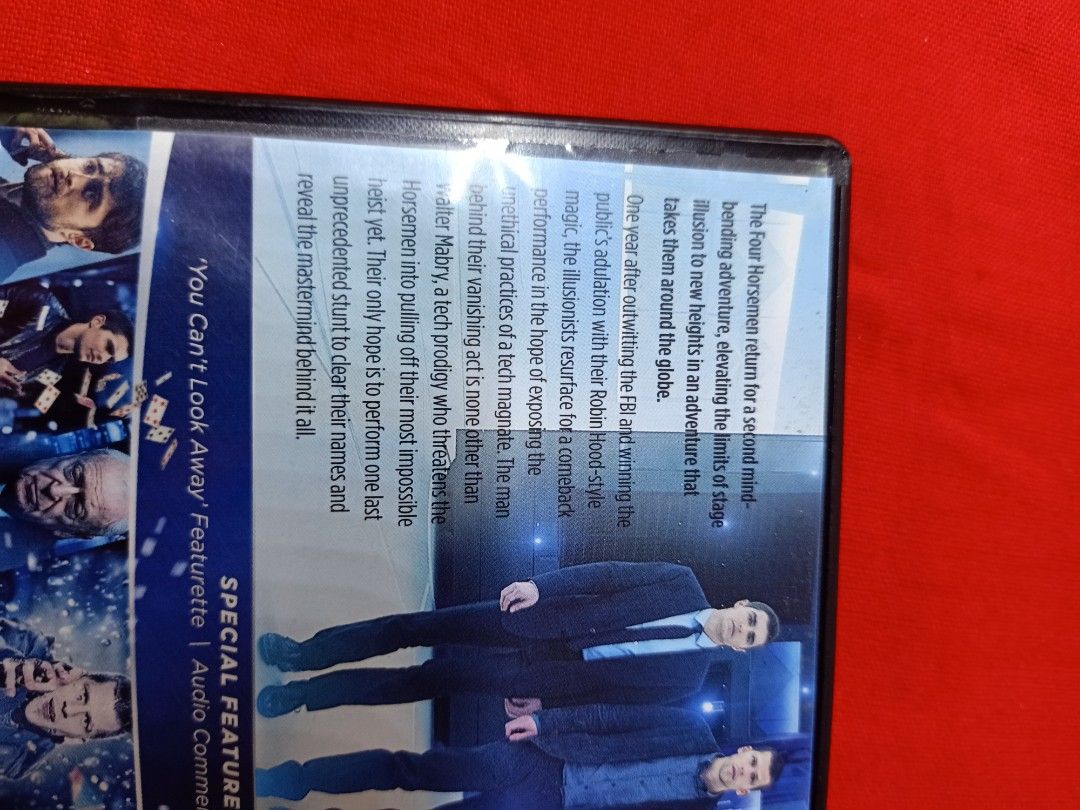 DVD Now You See Me 2 movie disc in mint condition for 195 *X52, Hobbies ...