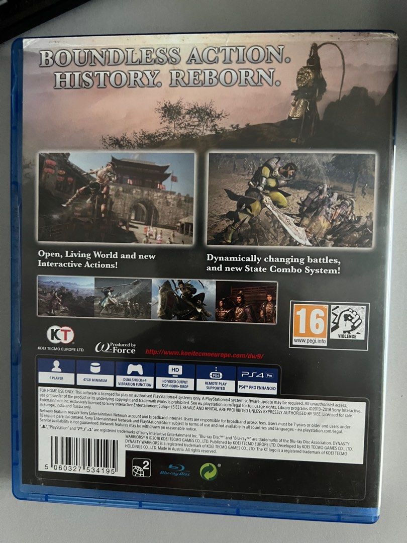 Dynasty warrior 9 ps4, Video Gaming, Video Games, PlayStation on Carousell