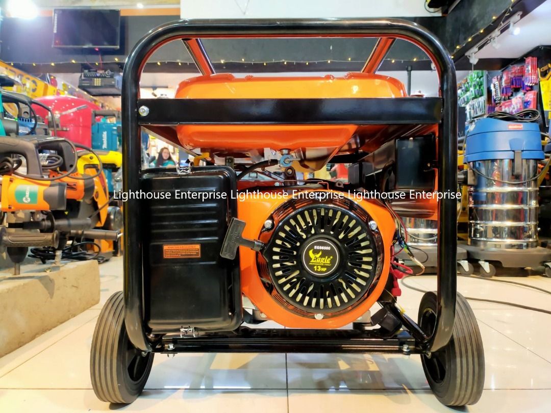 Eagle Open Type Key Start Gasoline Generator 5.5Kva (EGS6500 ...