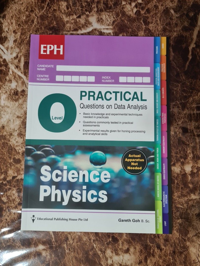 EPH O lvl PRACTICAL questions on data analysis (chem, bio, phy ...