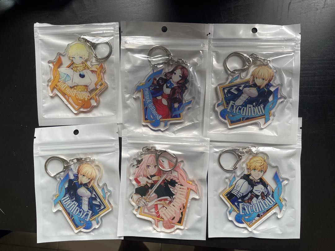 Fate grand order fgo Demon slayer Horimiya miyamura keychain, Hobbies ...