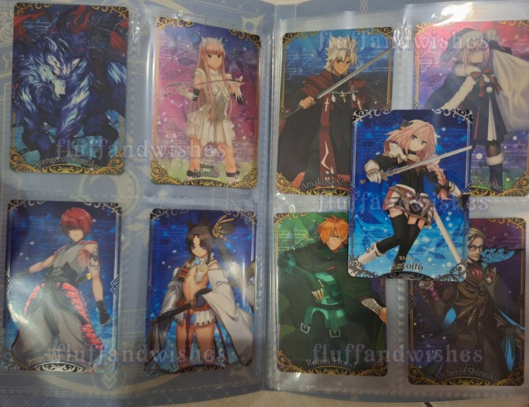 Fate Grand Order Wafer cards, Hobbies & Toys, Toys & Games on Carousell