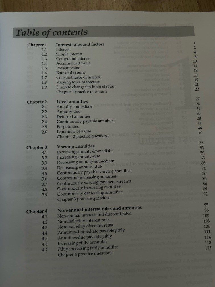 Financial Mathematics Textbook for Actuarial Scientists, Hobbies & Toys ...
