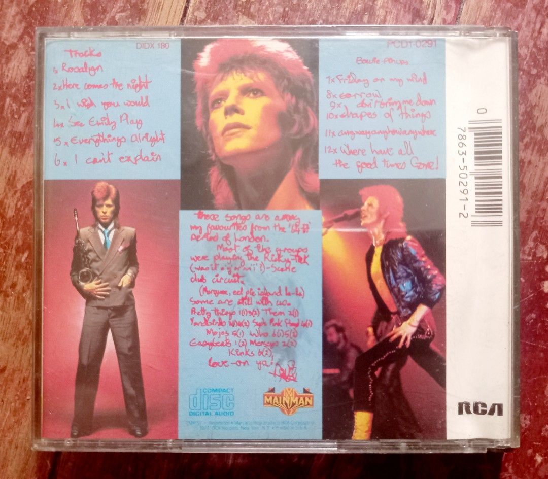 For Sale David Bowie - Pin Ups CD, Hobbies & Toys, Music & Media, CDs ...